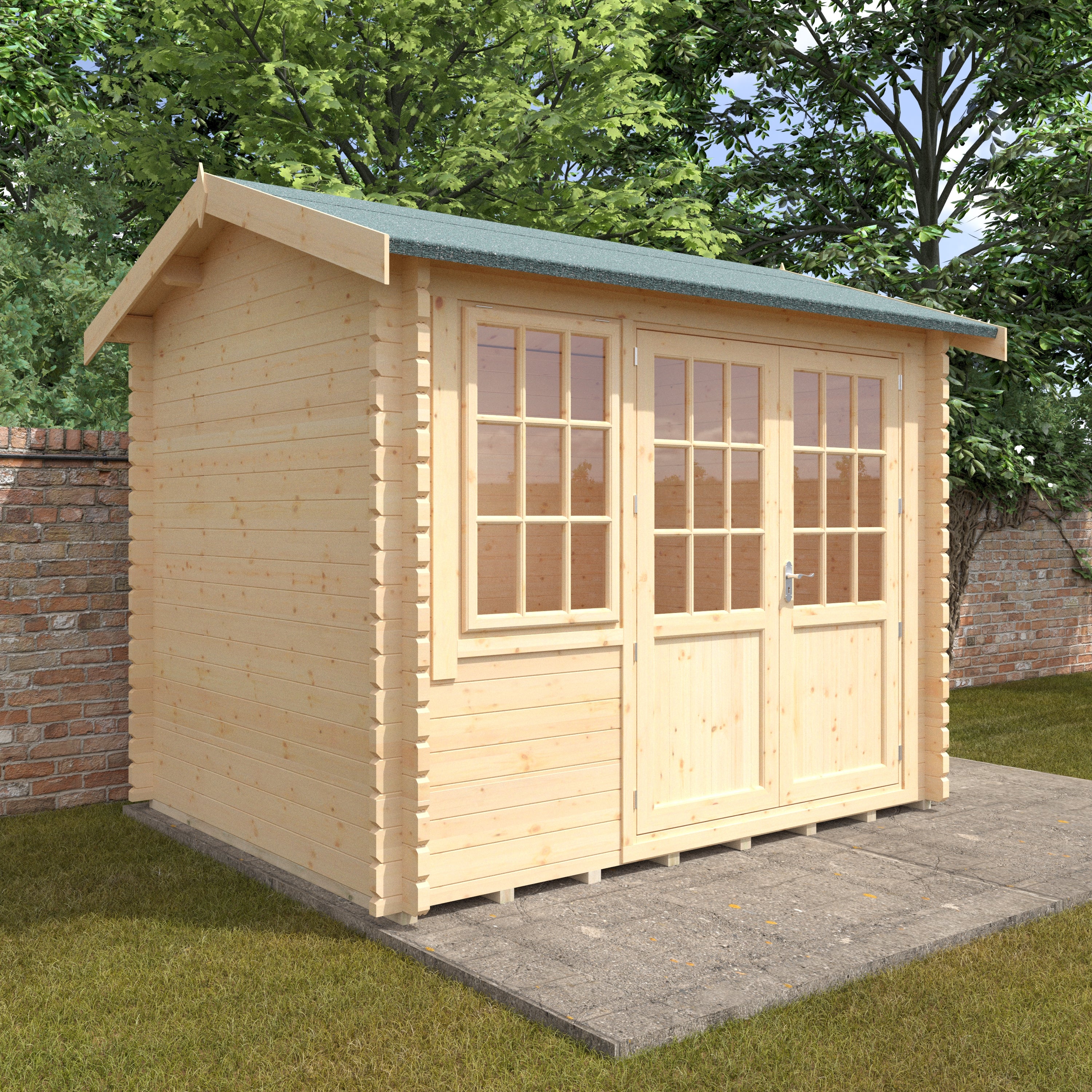 Apex Roof Log Cabin | The Sorrel